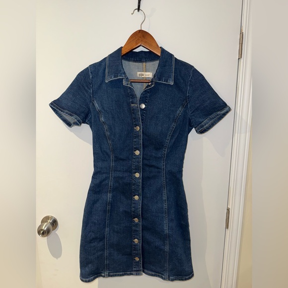 Zara | Dresses | Zara Blue Denim Dress | Poshmark